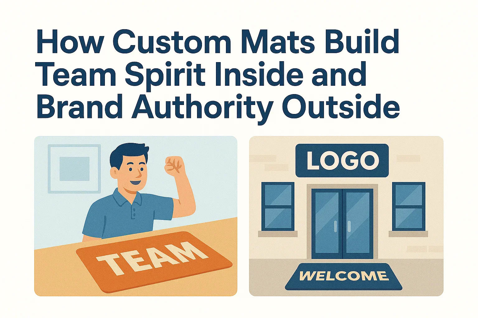 How Custom Mats Build Team Spirit Inside and Brand Authority Outside