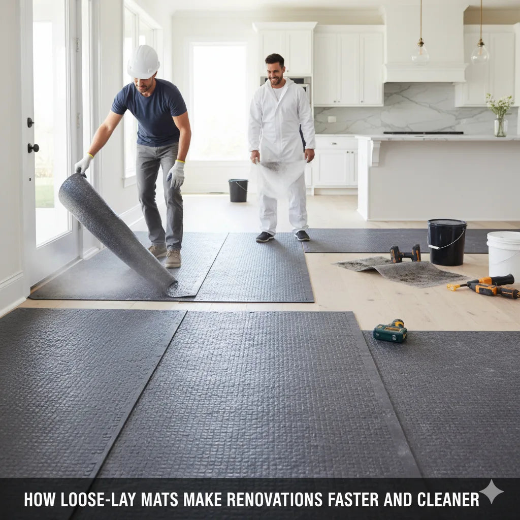 How Loose-Lay Mats Make Renovations Faster and Cleaner